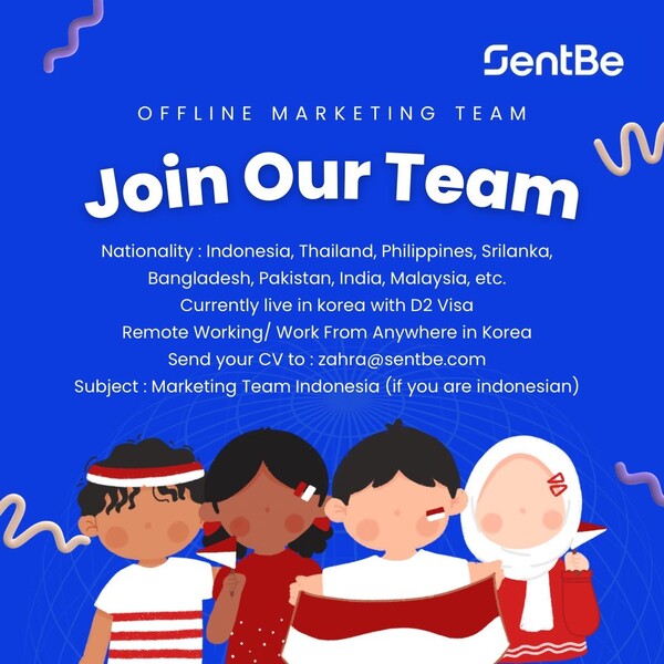 Exciting Opportunity: Join Sentbe’s Marketing Team in Korea!